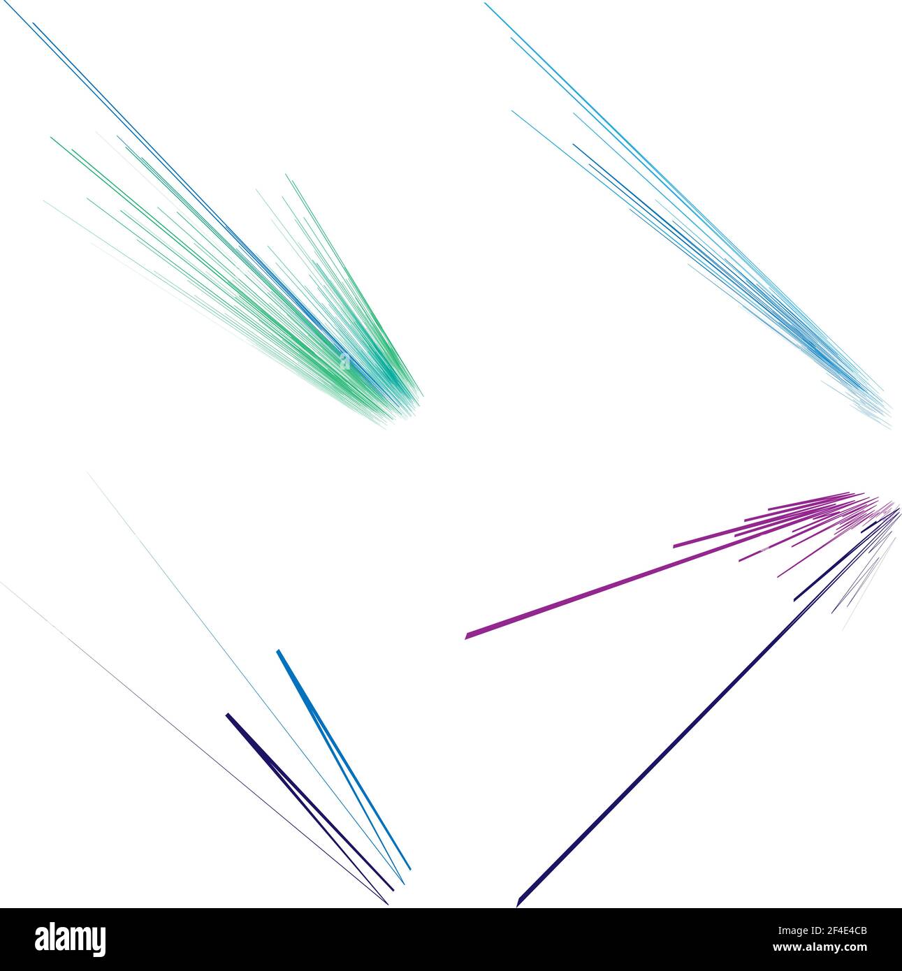 Radial lines in perspective. Comic FX dynamic lines. Firework, 3D ...