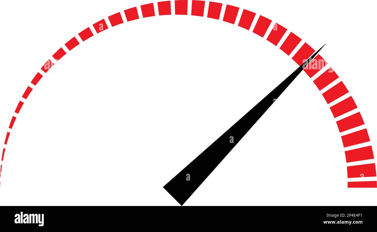 Guage, meter, level indicator icon. Calibration, benchmark, measure chart, graph concept ...