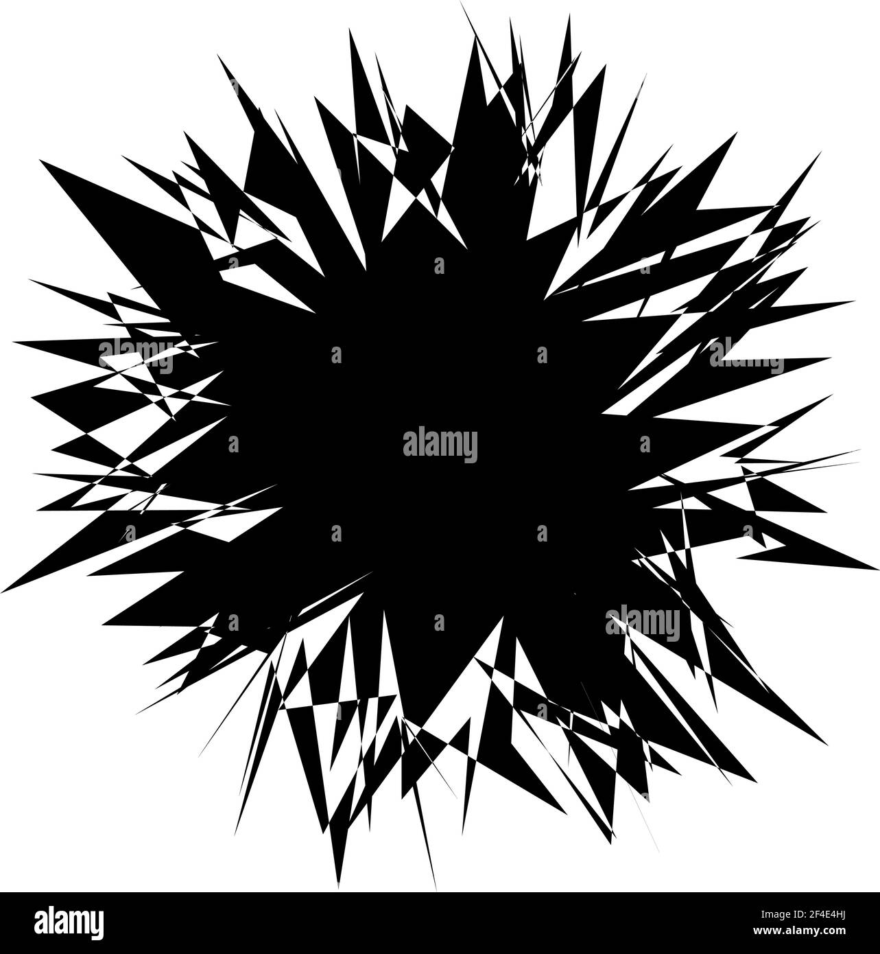 Edgy Geometric Random Amorph Amorphous Shape Element Vector — Stock Vector Illustration