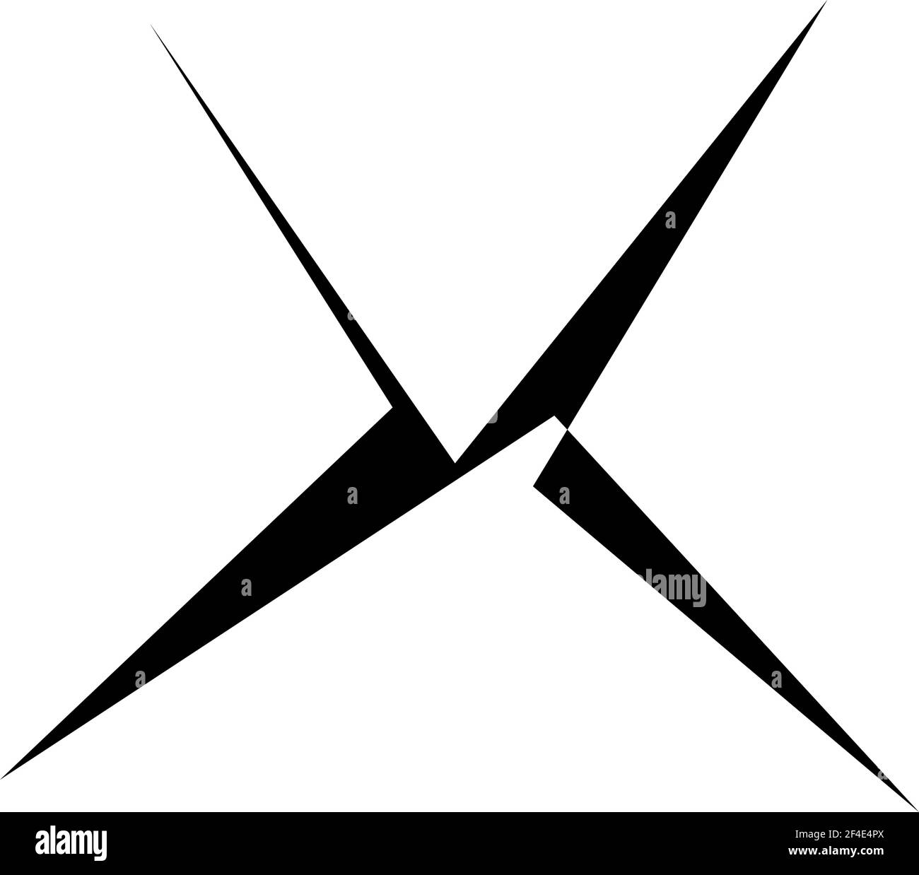 Edgy, geometric random amorph, amorphous shape, element vector — Stock ...