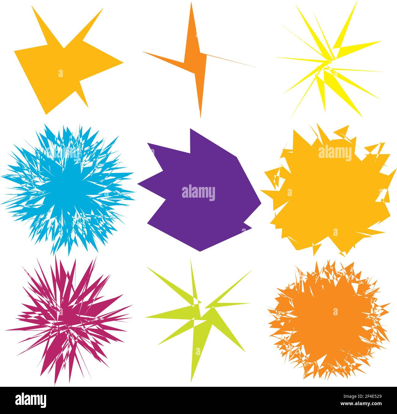 Edgy Geometric Random Amorph Amorphous Shape Element Vector — Stock Vector Illustration