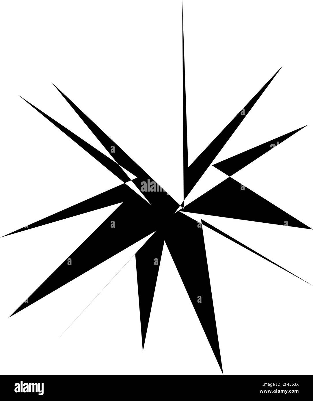Edgy, geometric random amorph, amorphous shape, element vector — Stock ...