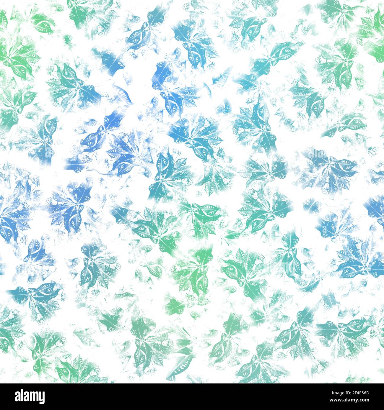 Seamless satin soft pastel color leaves pattern Stock Photo - Alamy