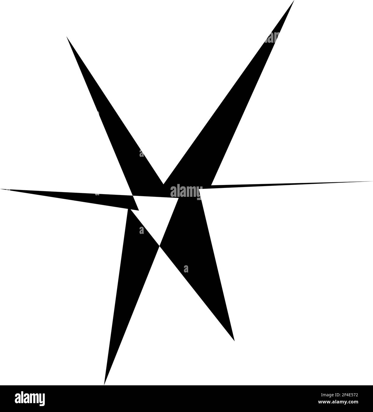 Edgy, geometric random amorph, amorphous shape, element vector — Stock ...