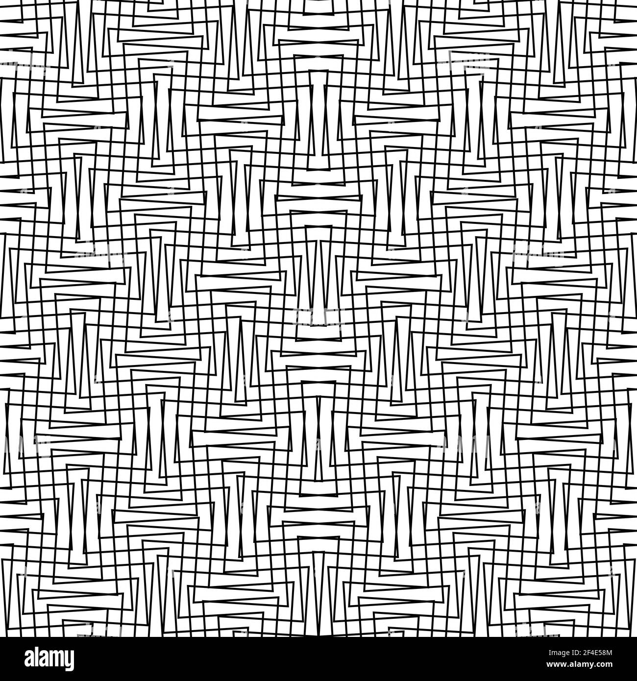 Interlace, twine, tangled lines Seamlessly repeatable Pattern ...