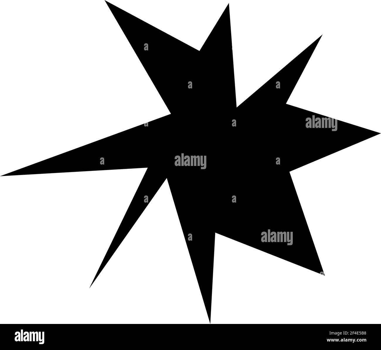 Edgy, geometric random amorph, amorphous shape, element vector — Stock ...