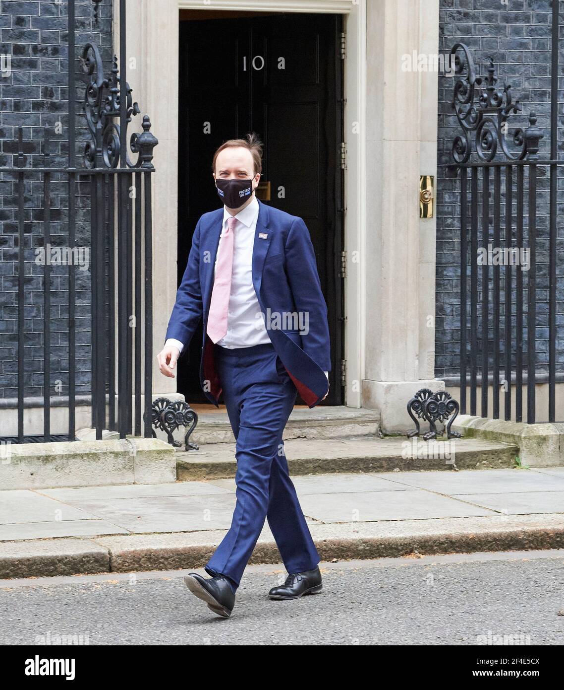 London, UK. 17th March 2021. Matt Hancock MP Secretary of State for ...