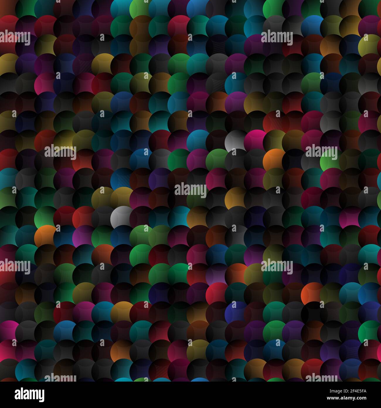 Circles gradient repeatable pattern, background — Stock vector ...