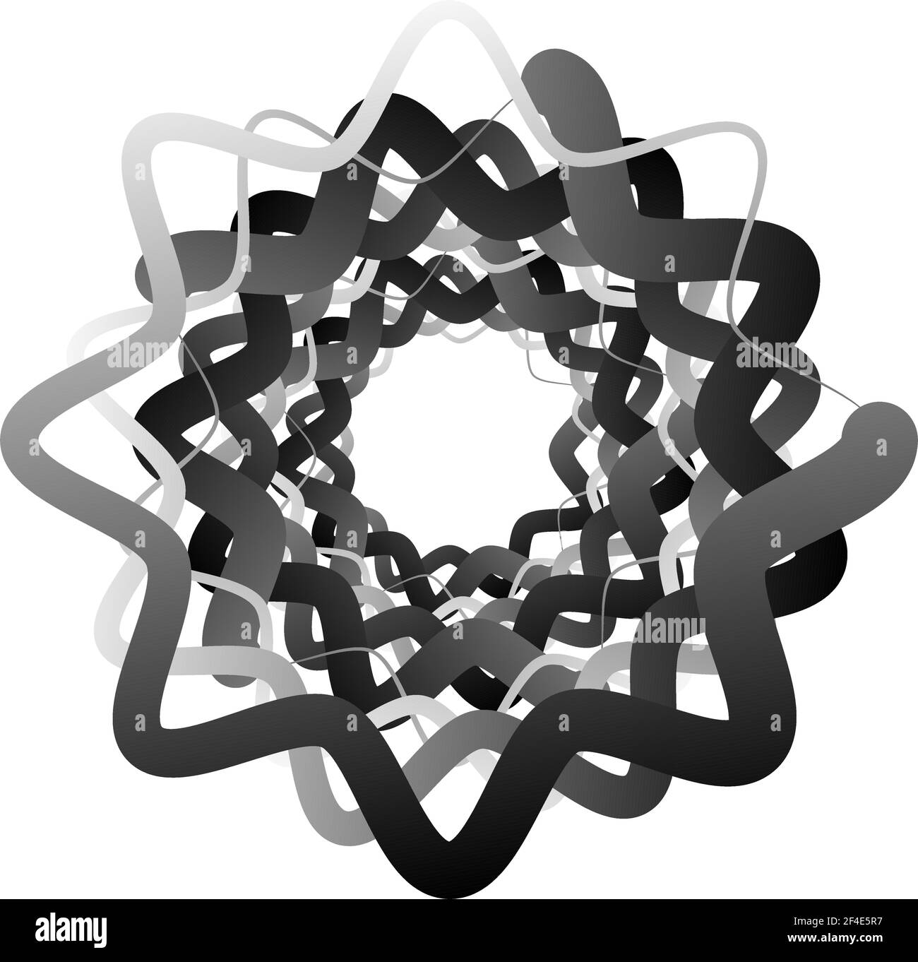 Squiggly lines Black and White Stock Photos & Images - Alamy