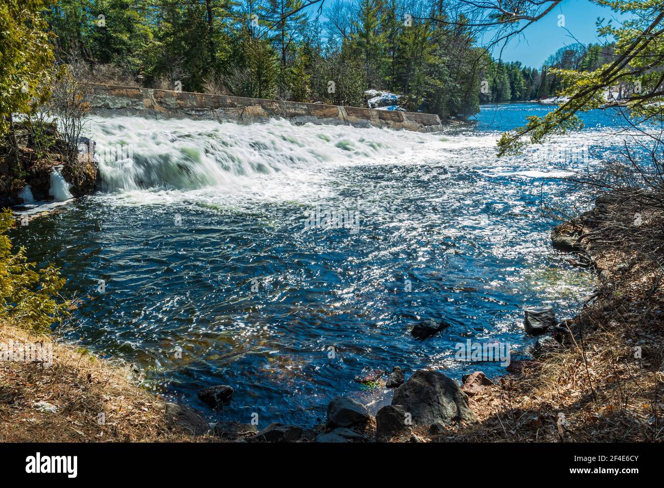 Elliot Falls Trails and Conservation Area Norland Ontario Canada in ...