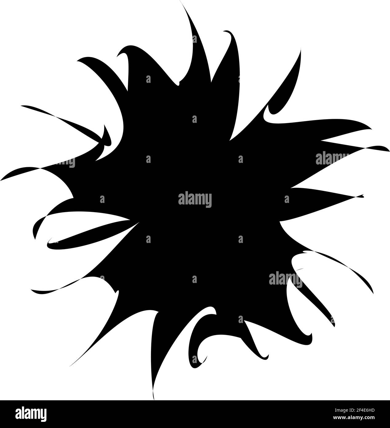 Random amorph, amorphous shape, element vector — Stock vector ...