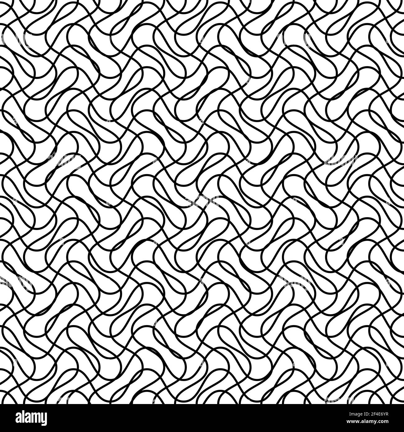 Tangled Interlace, Intertwine and interlocked Lines vector Geometric Background pattern, texture ...