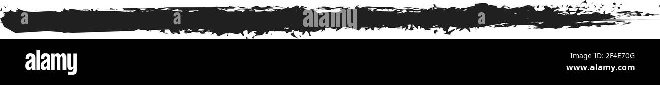 Brush, paintbrush stroke. Grungy, grunge, textrured brush. Laceration ...