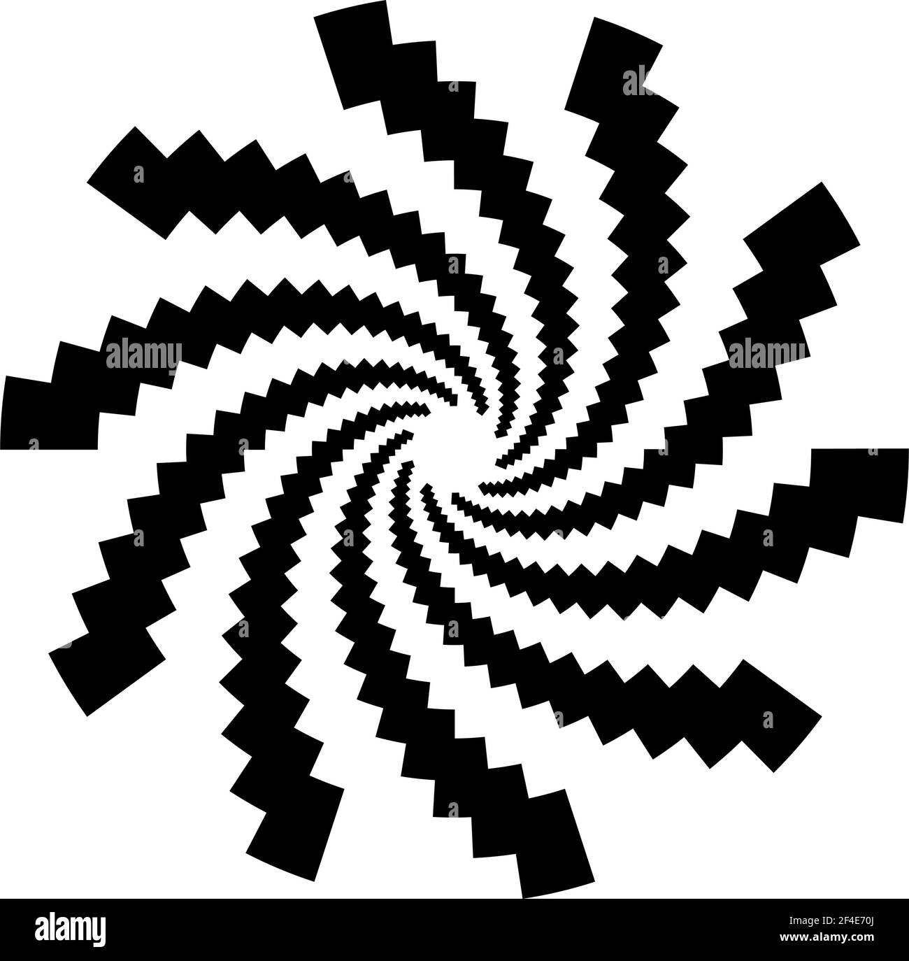 Dashed lines spiral, swirls, and twirls. Concentric, and circular ...