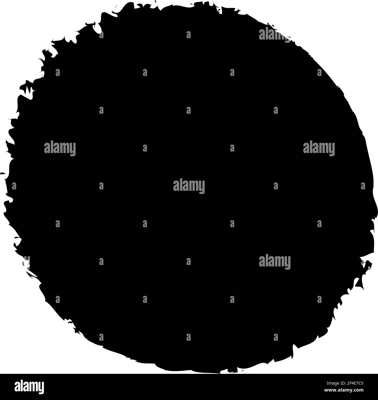 Grungy Circle Blob Blotch Vector Stock Vector Illustration Clip Art Graphics Stock Vector