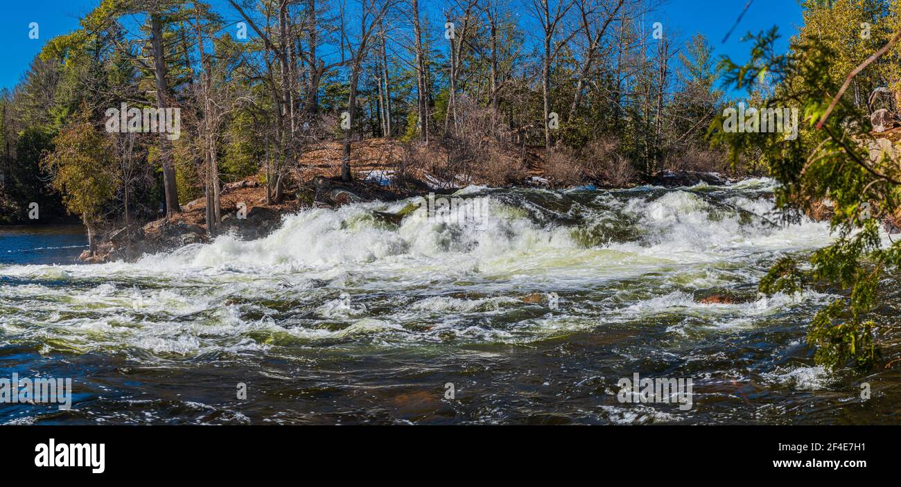 Elliot Falls Trails and Conservation Area Norland Ontario Canada in ...
