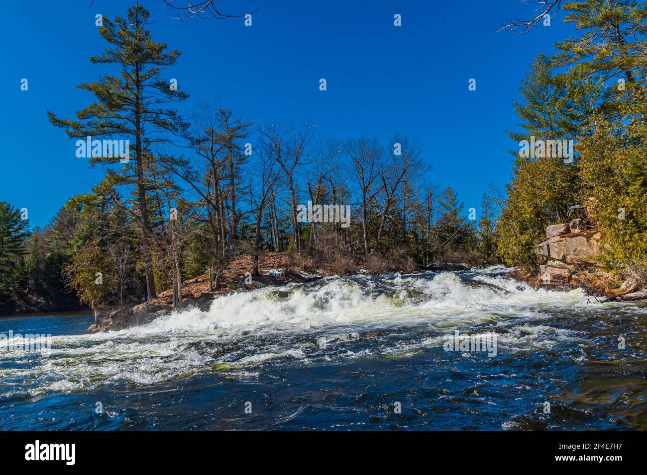 Elliot Falls Trails and Conservation Area Norland Ontario Canada in ...