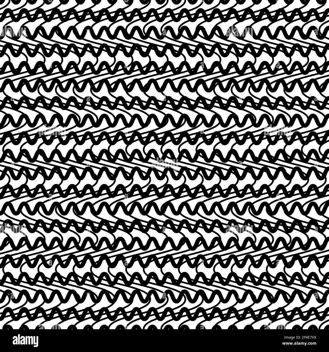 Tangled Interlace, Intertwine and interlocked Lines vector Geometric ...