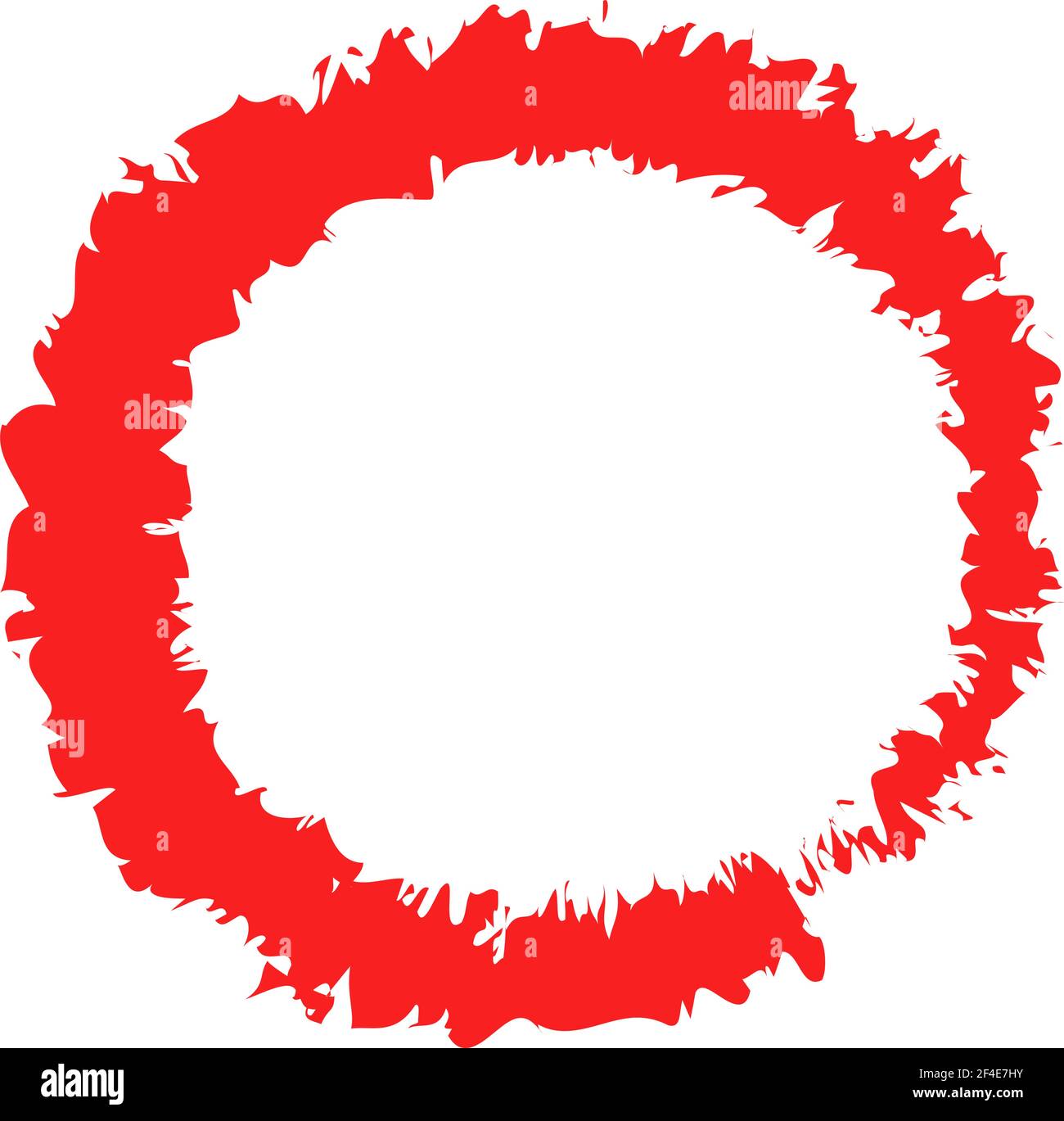 Grungy Circle Blob Blotch Vector Stock Vector Illustration Clip Art