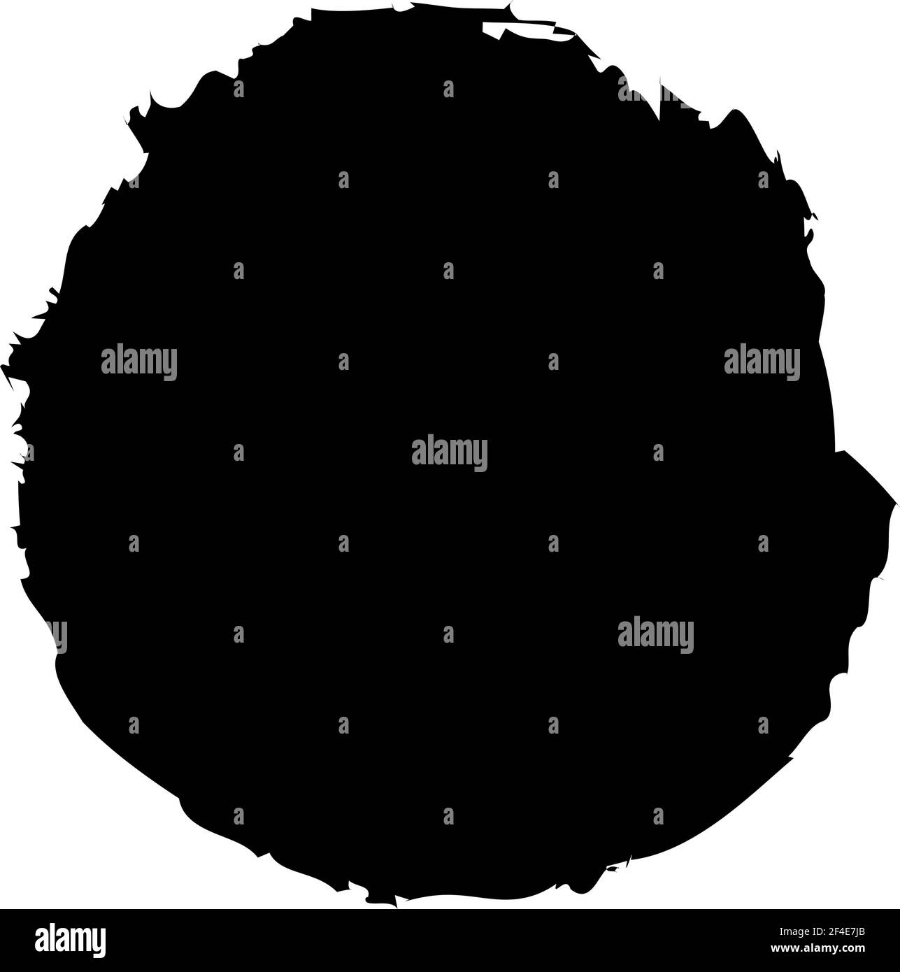 Grungy Circle Blob Blotch Vector Stock Vector Illustration Clip Art Graphics Stock Vector