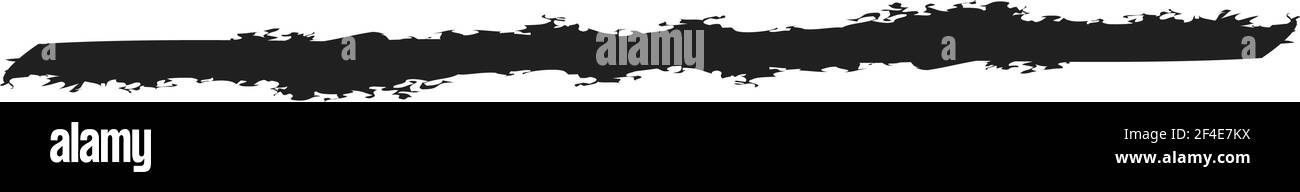 Brush, paintbrush stroke. Grungy, grunge, textrured brush. Laceration ...