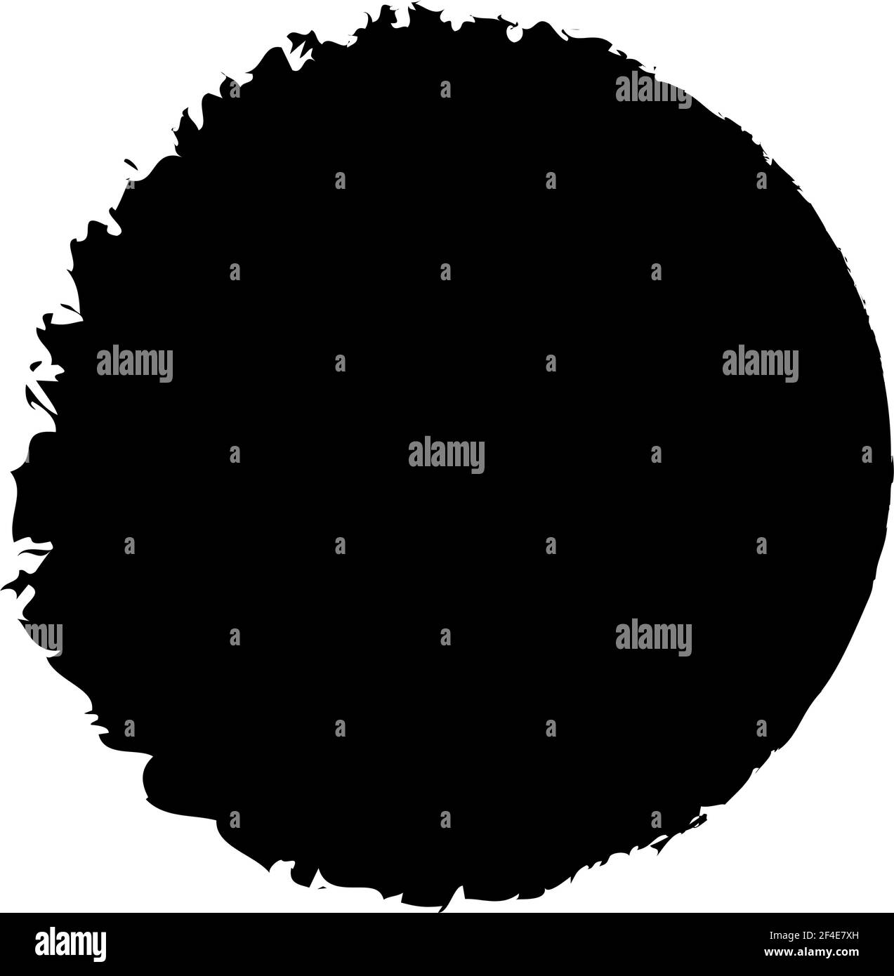 Grungy circle blob, blotch vector – Stock vector illustration, Clip art ...
