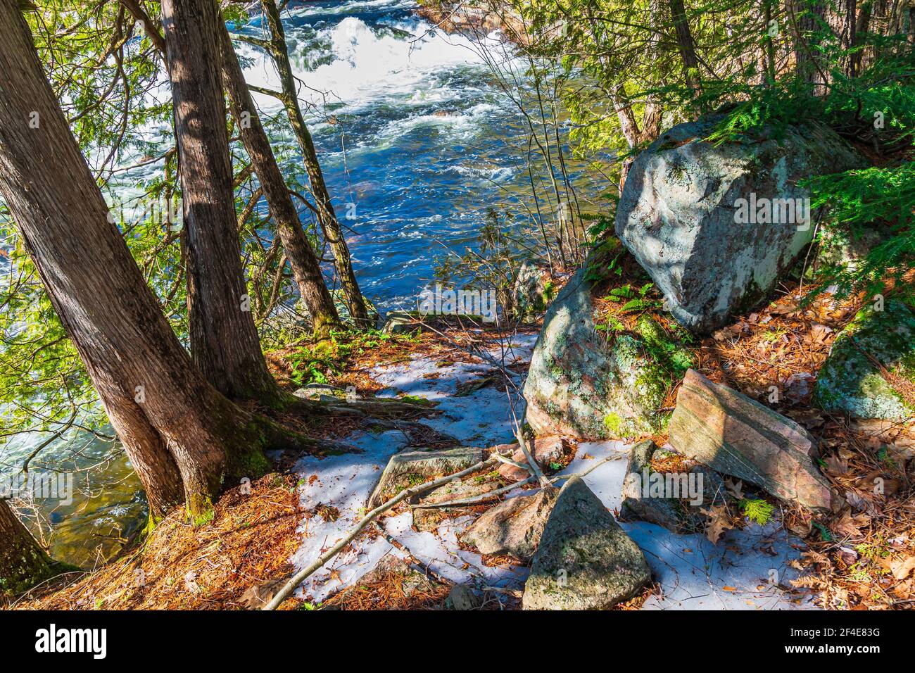 Elliot Falls Trails and Conservation Area Norland Ontario Canada in ...