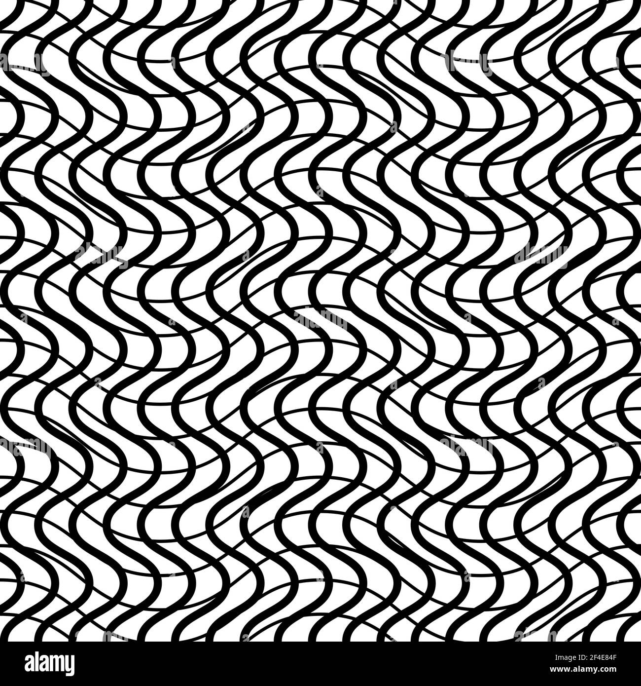 Tangled Interlace, Intertwine and interlocked Lines vector Geometric Background pattern, texture ...