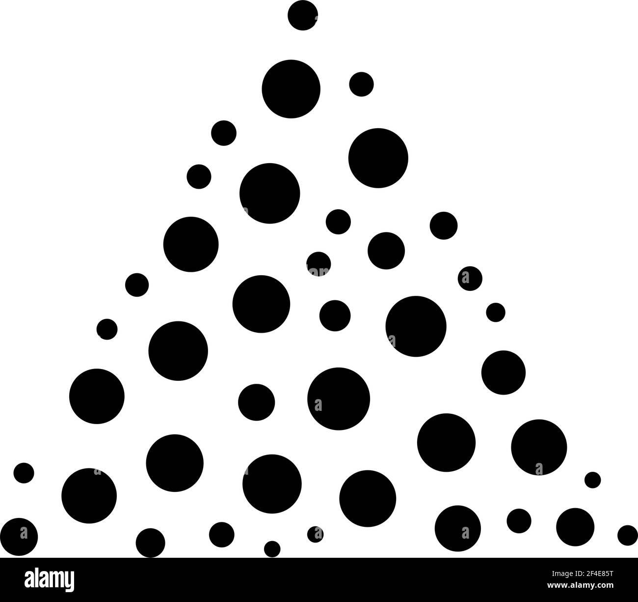 Random dots, circles, specles illustration – Stock vector illustration ...