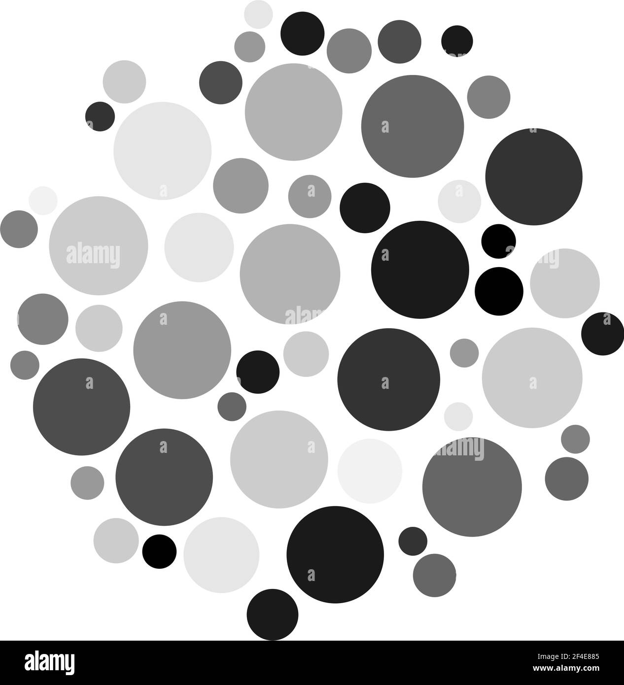 Random dots, circles, specles illustration – Stock vector illustration ...