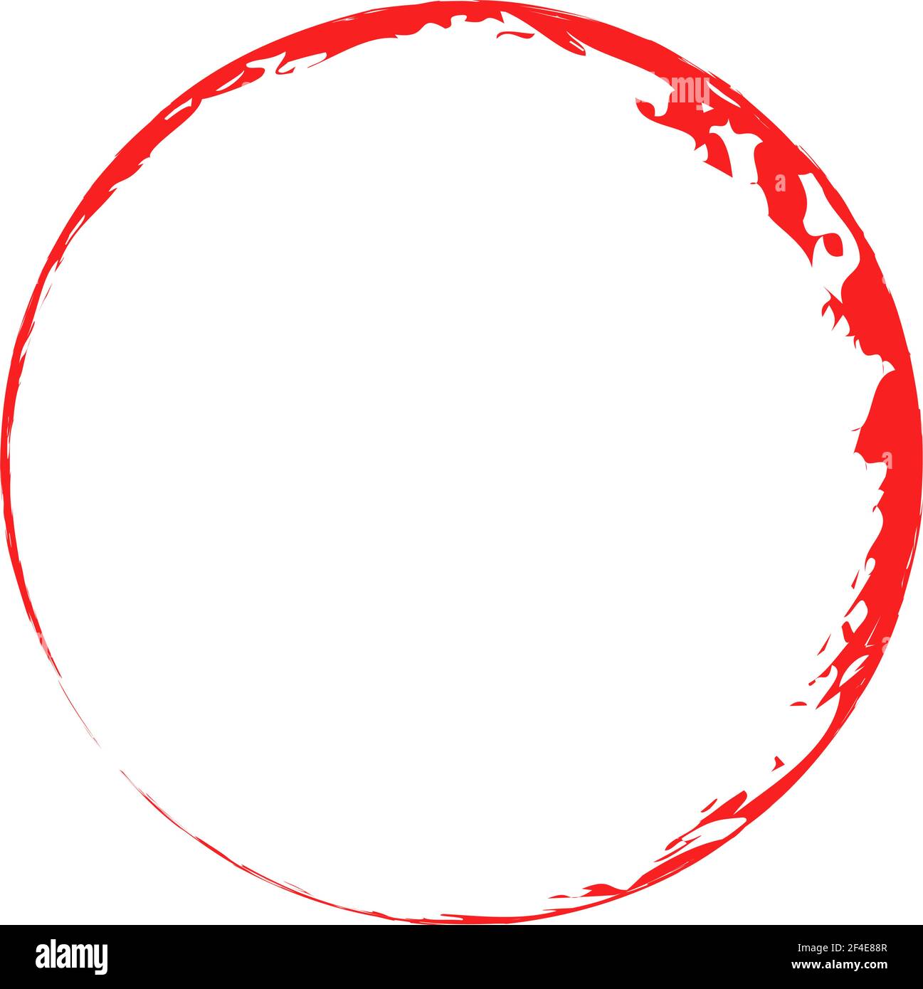 Grungy Circle Blob Blotch Vector Stock Vector Illustration Clip Art Graphics Stock Vector