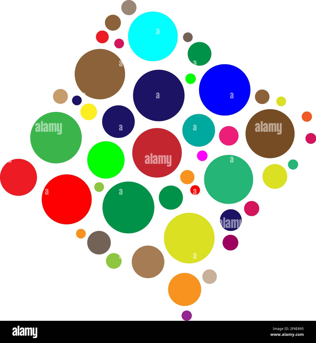 Random dots, circles, specles illustration – Stock vector illustration ...