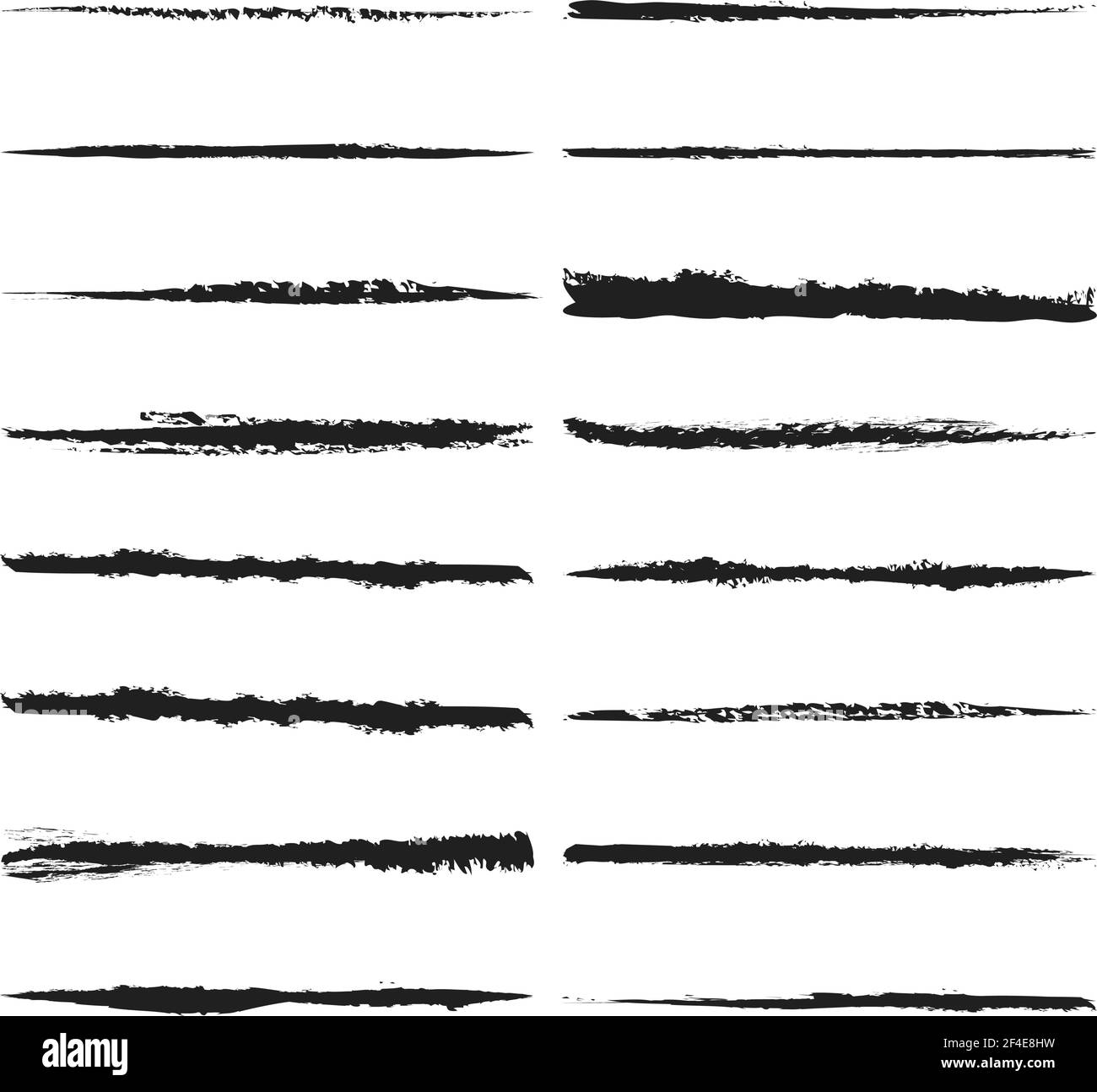 Brush, paintbrush stroke. Grungy, grunge, textrured brush. Laceration ...