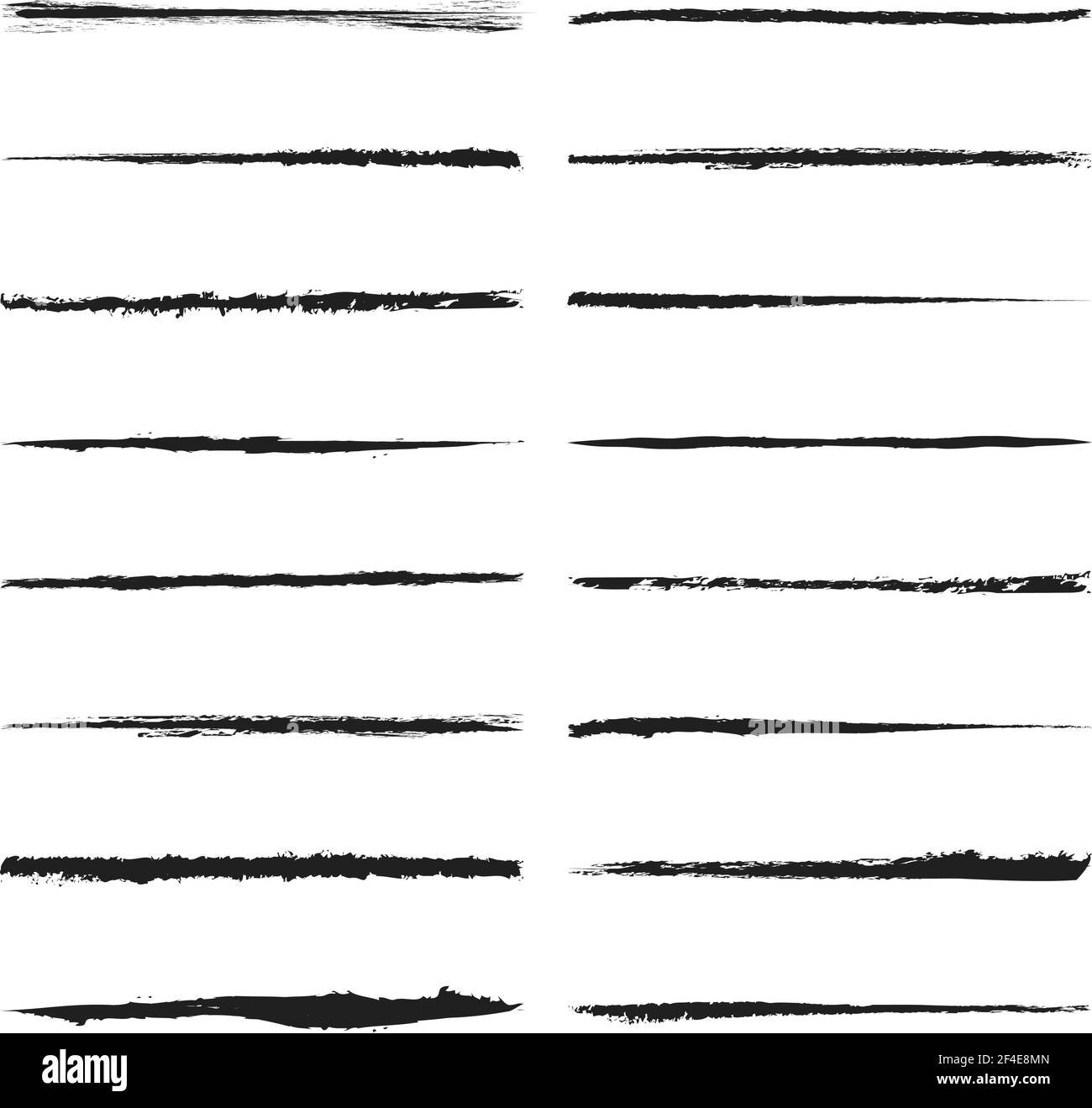 Brush, paintbrush stroke. Grungy, grunge, textrured brush. Laceration ...