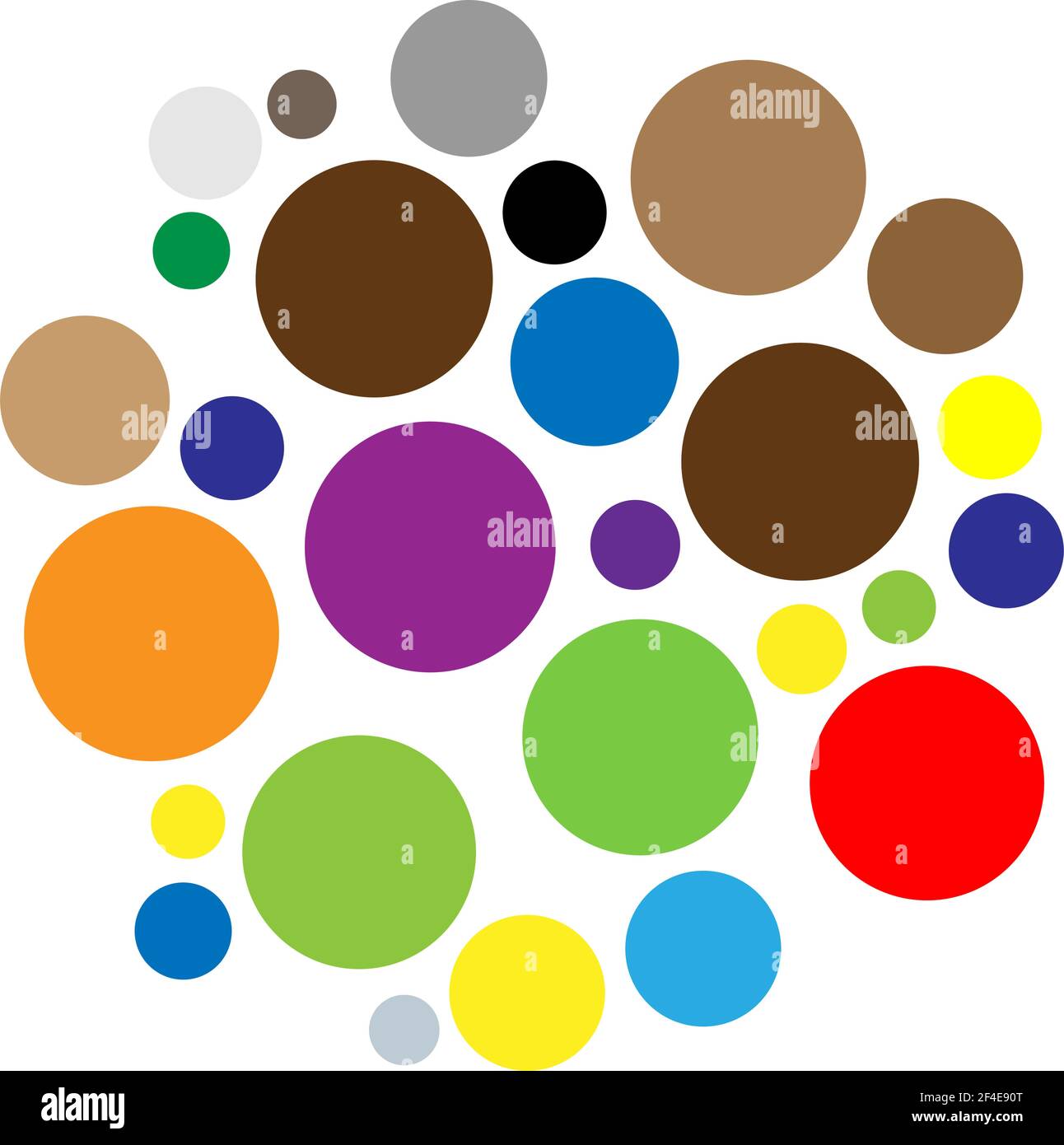 Random dots, circles, specles illustration – Stock vector illustration ...