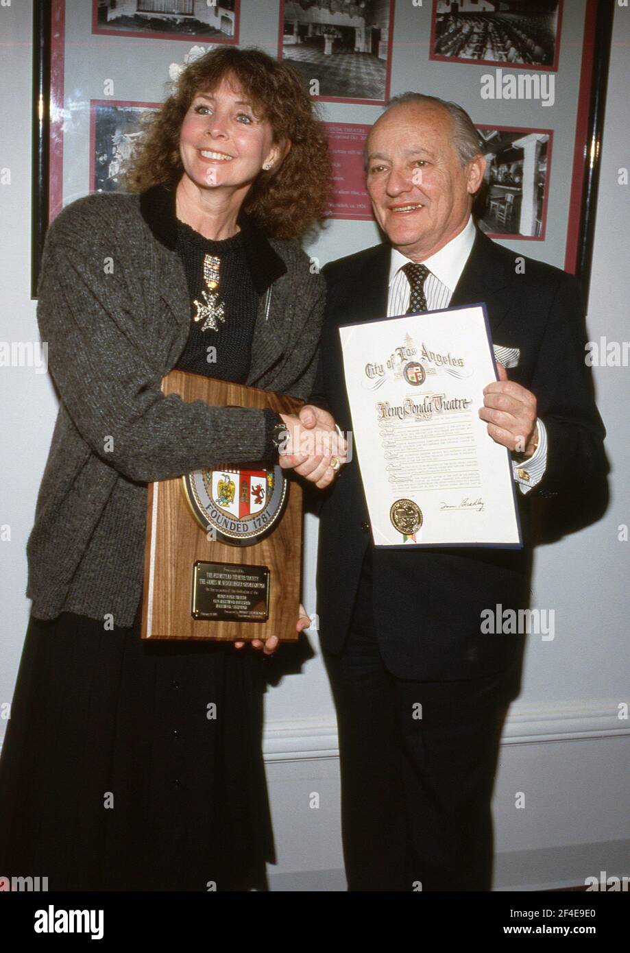 Shirlee Fonda and James Nederlander at the Henry Fonda Theatre Day ...