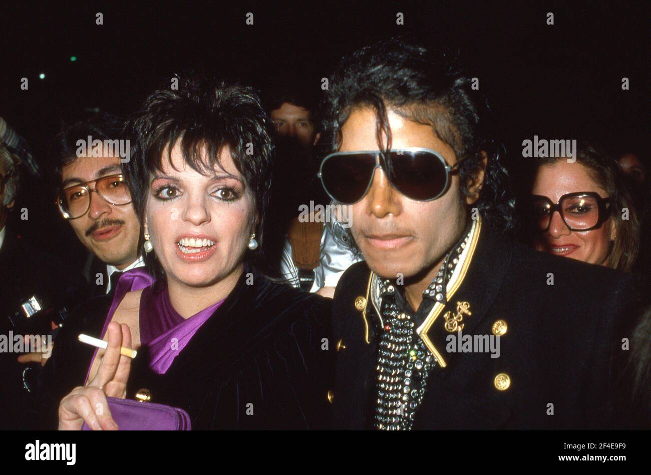 Liza minnelli and michael jackson hi-res stock photography and images - Alamy