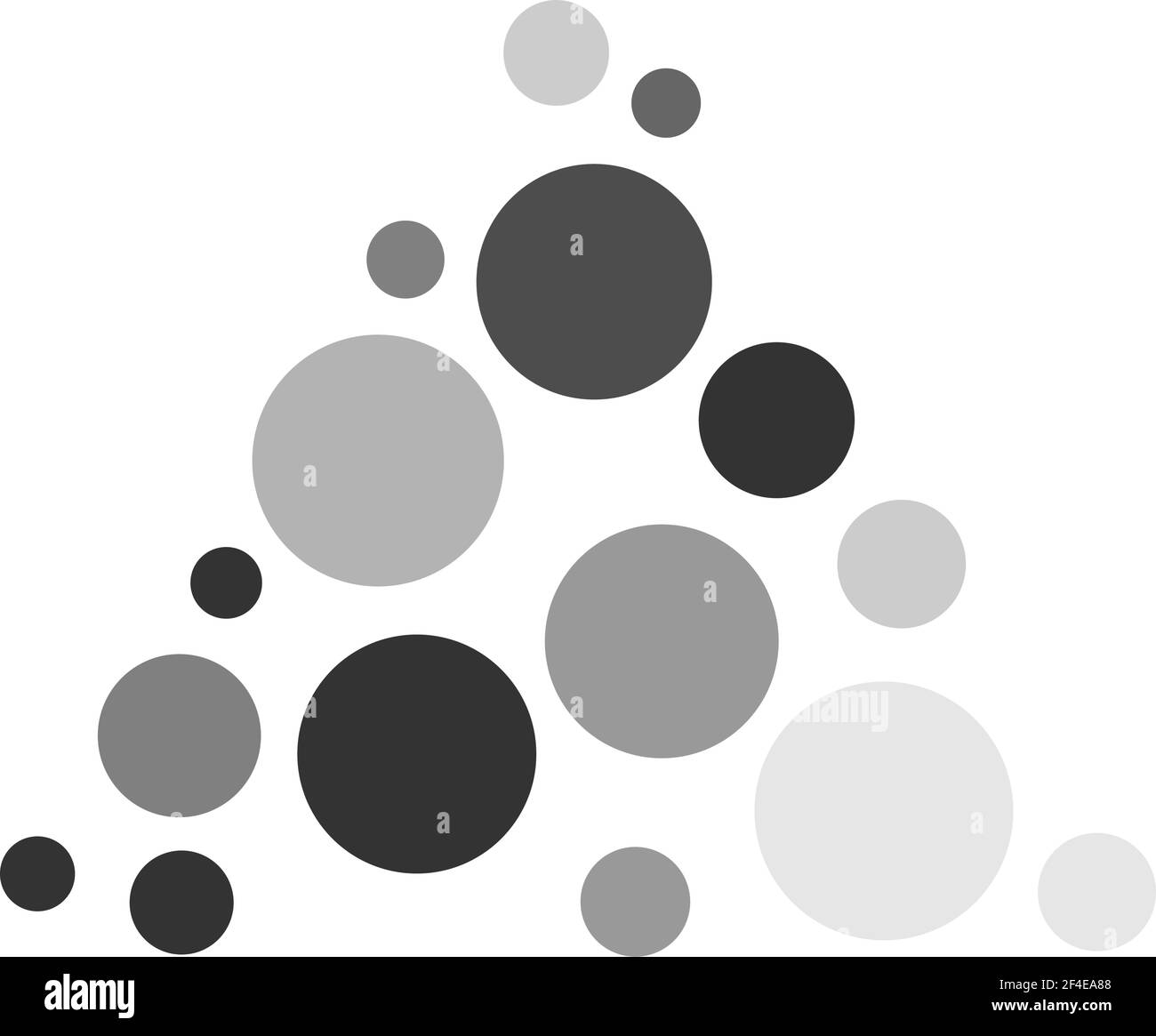 Random dots, circles, specles illustration – Stock vector illustration ...