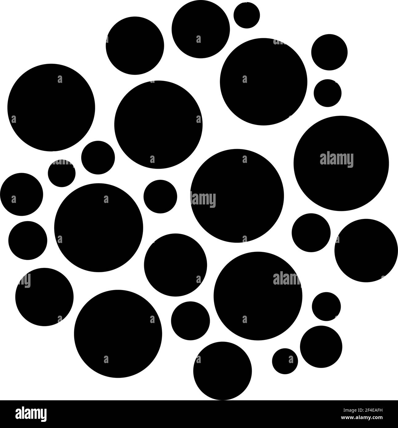 Random dots, circles, specles illustration – Stock vector illustration ...