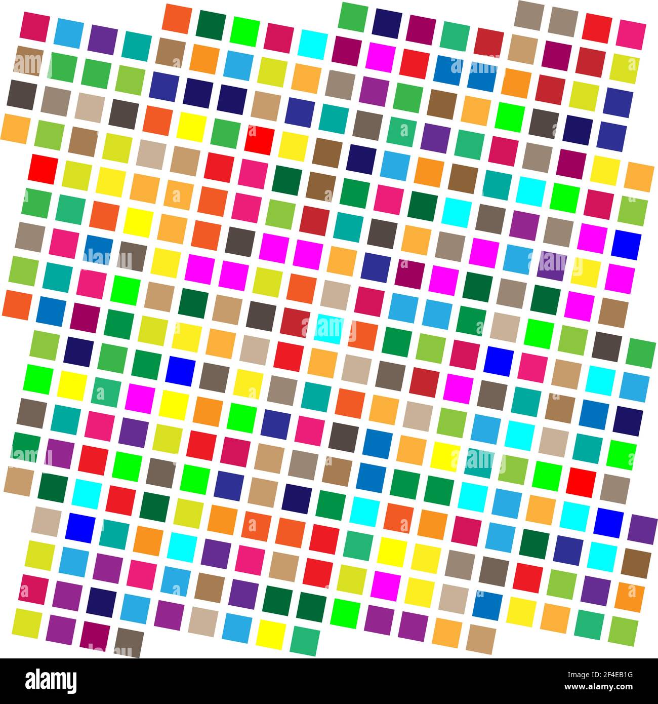 Random shapes arranged as mosaic, tessellating pattern. Colorful ...