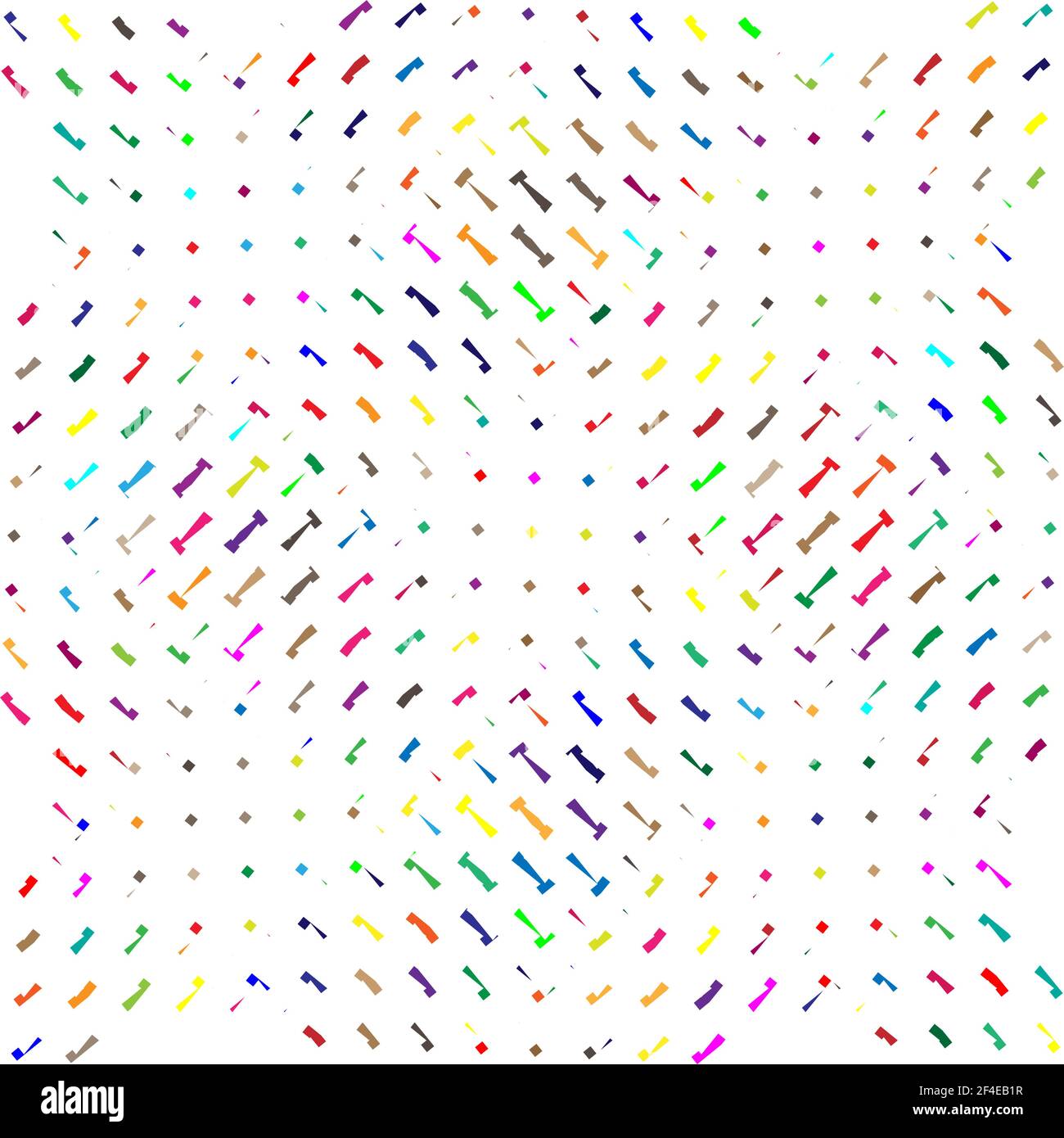 Random shapes arranged as mosaic, tessellating pattern. Colorful ...