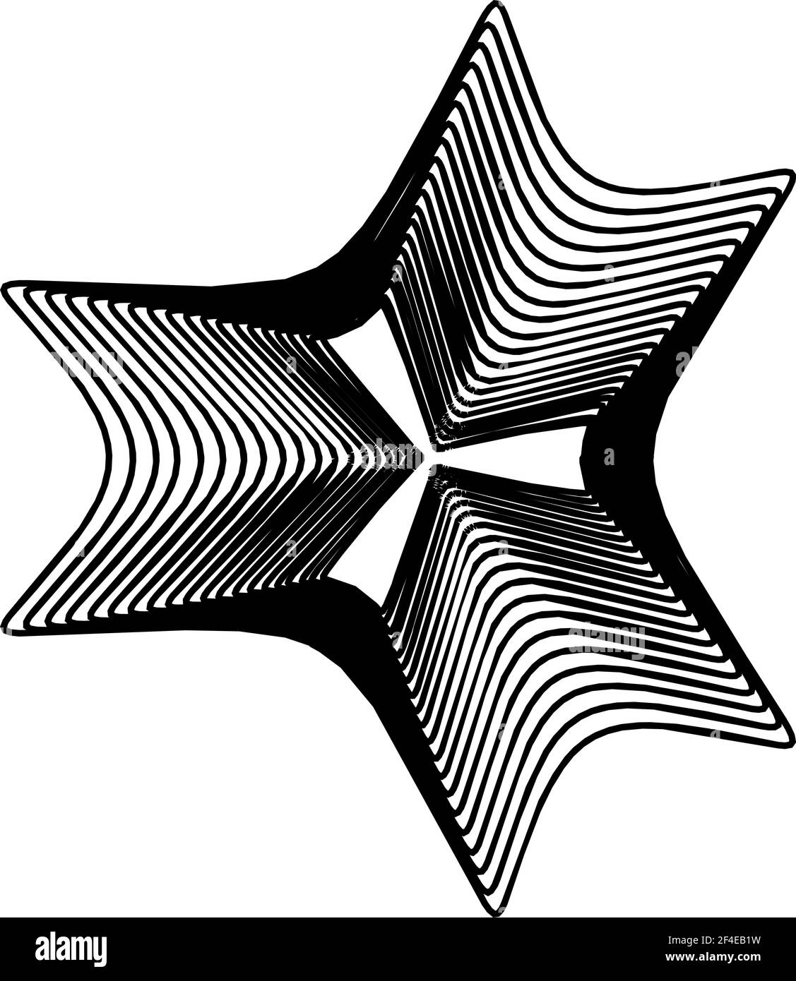Geometric mandala - Radial, Circular Motif icon, symbol. Radiating ...