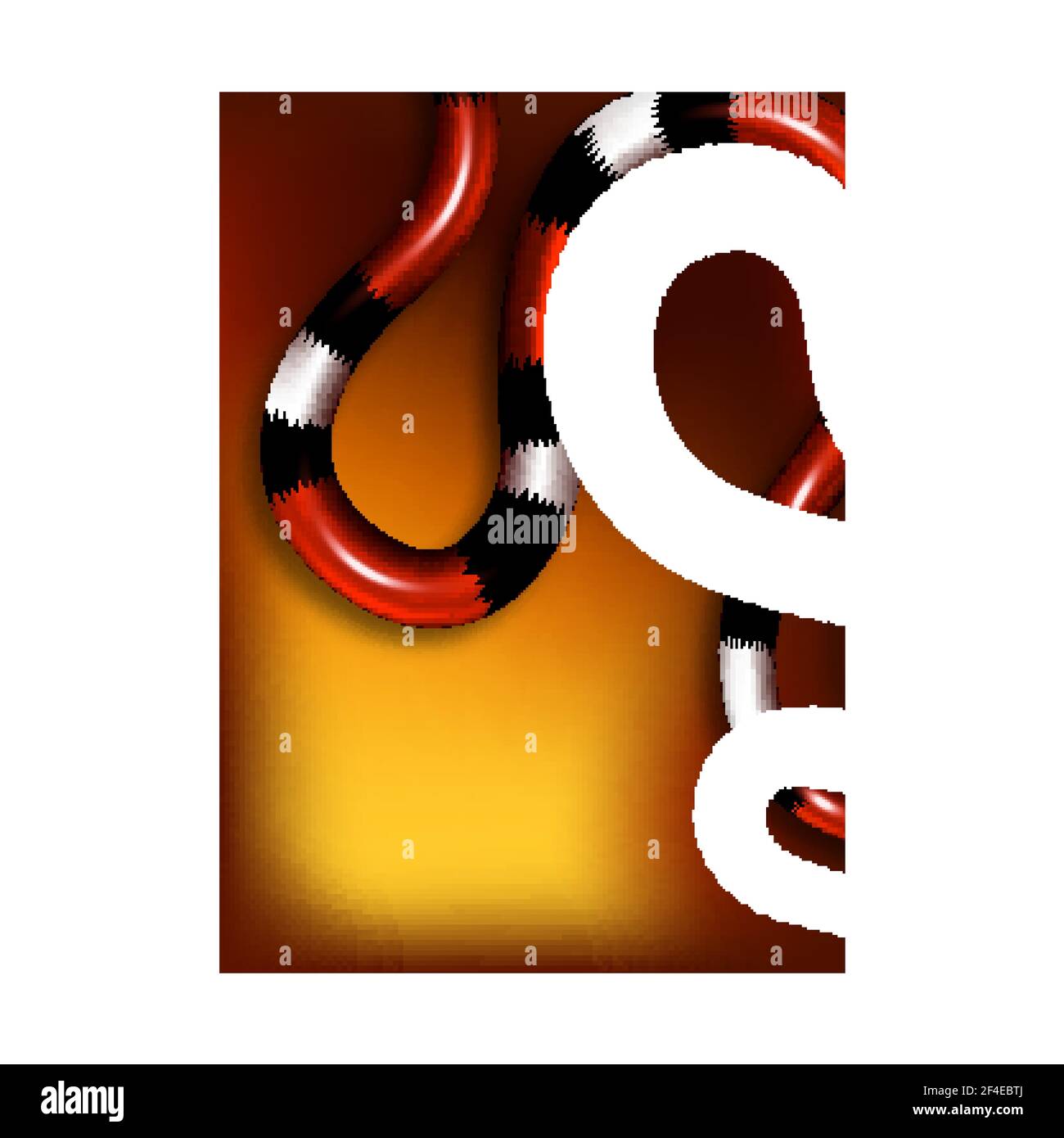 Snakes Exhibition Exotic Animals Poster Vector Illustration Stock ...