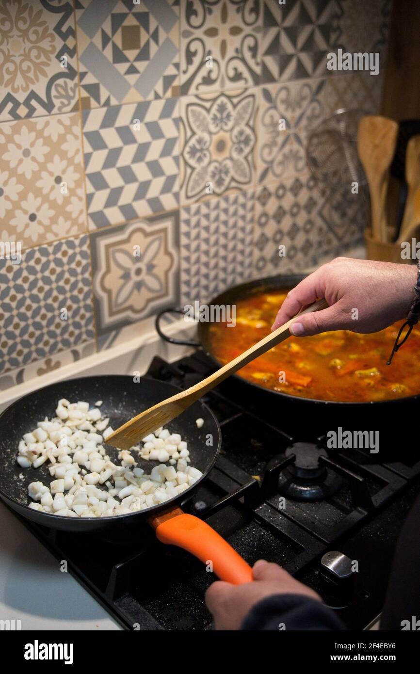Sauteing hi-res stock photography and images - Alamy