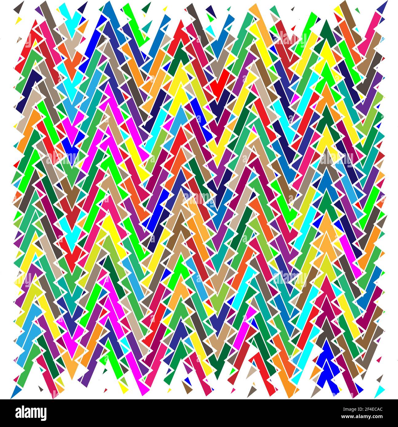 Random shapes arranged as mosaic, tessellating pattern. Colorful ...