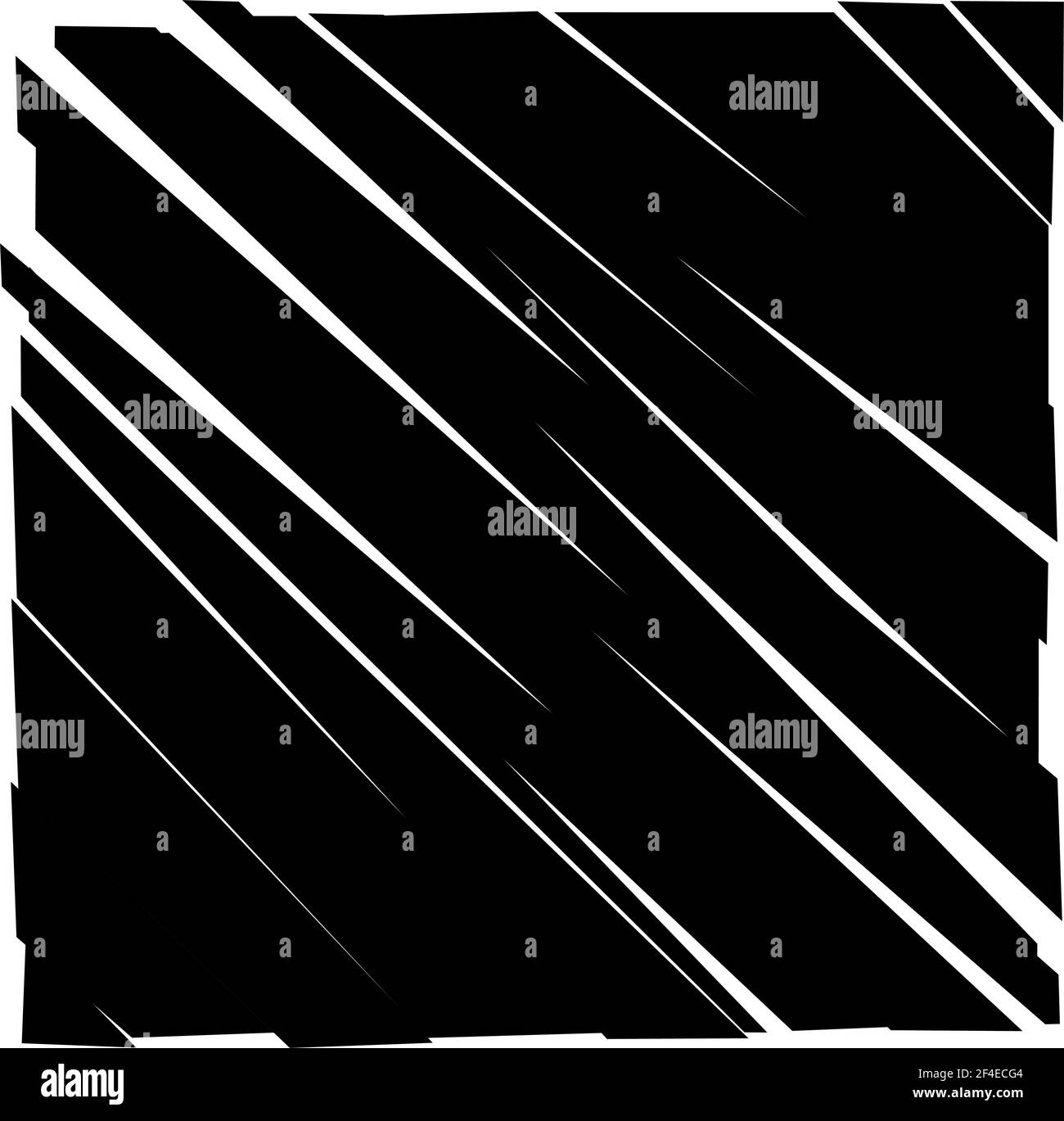 Shattered, fractured, broken geometric square. Burst, explosion effect ...