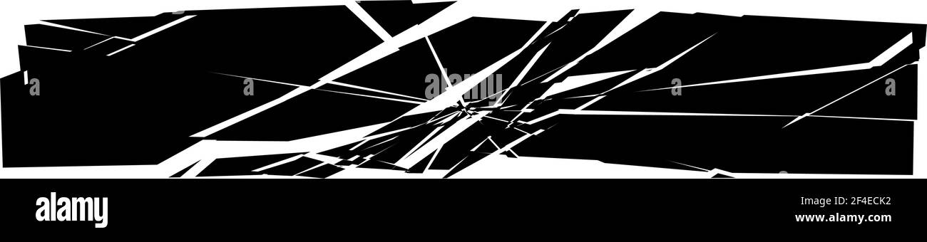 Fractured glass texture Cut Out Stock Images & Pictures - Alamy
