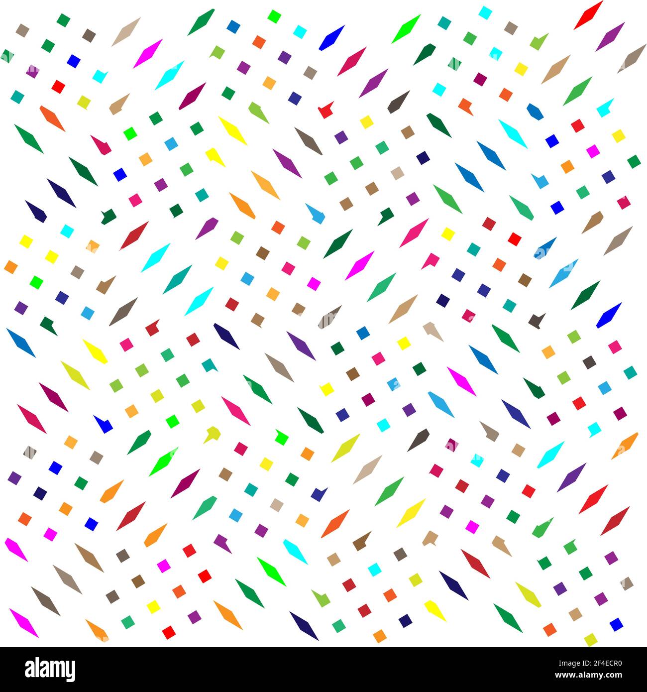 Random shapes arranged as mosaic, tessellating pattern. Colorful ...