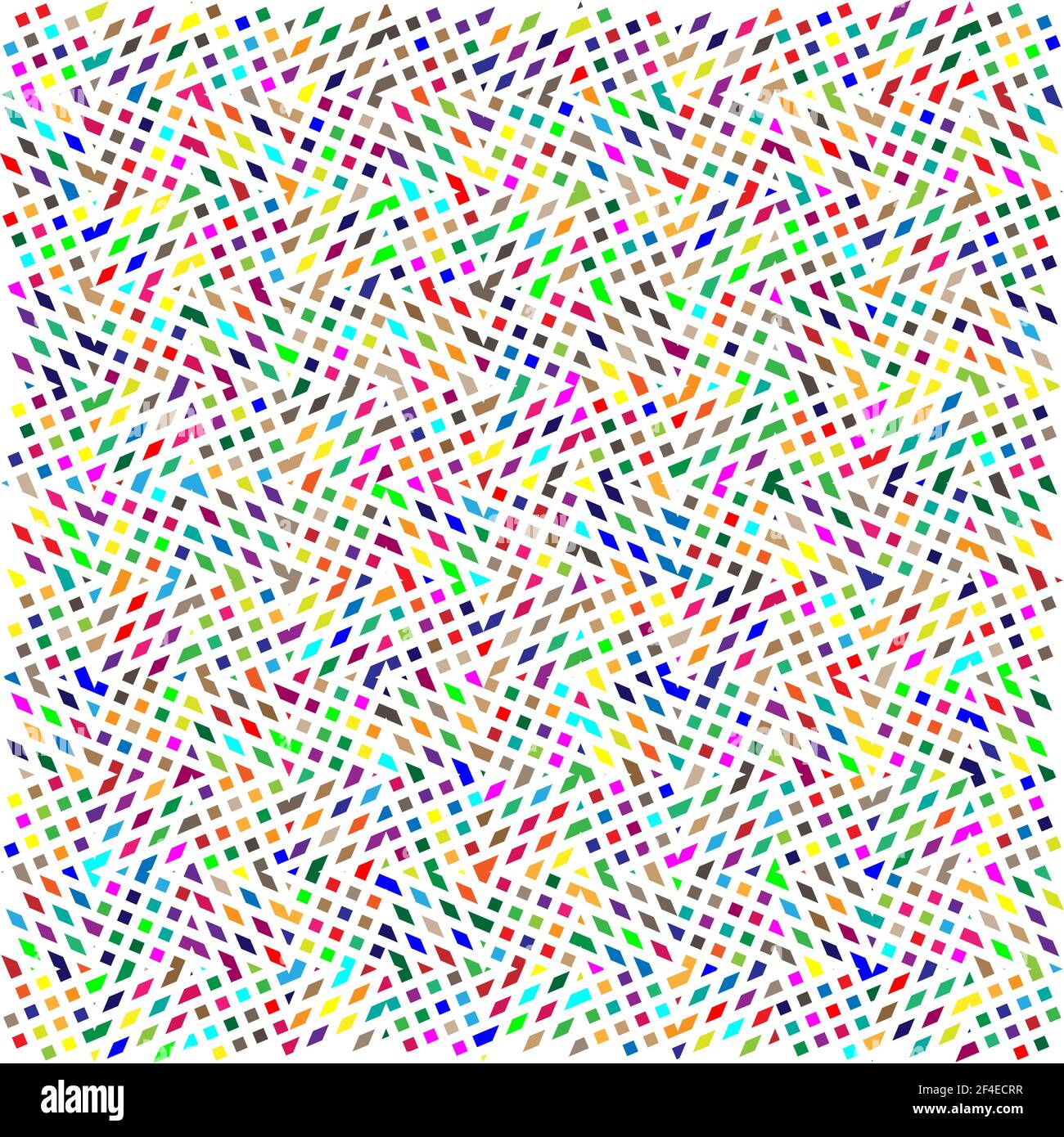 Random shapes arranged as mosaic, tessellating pattern. Colorful ...