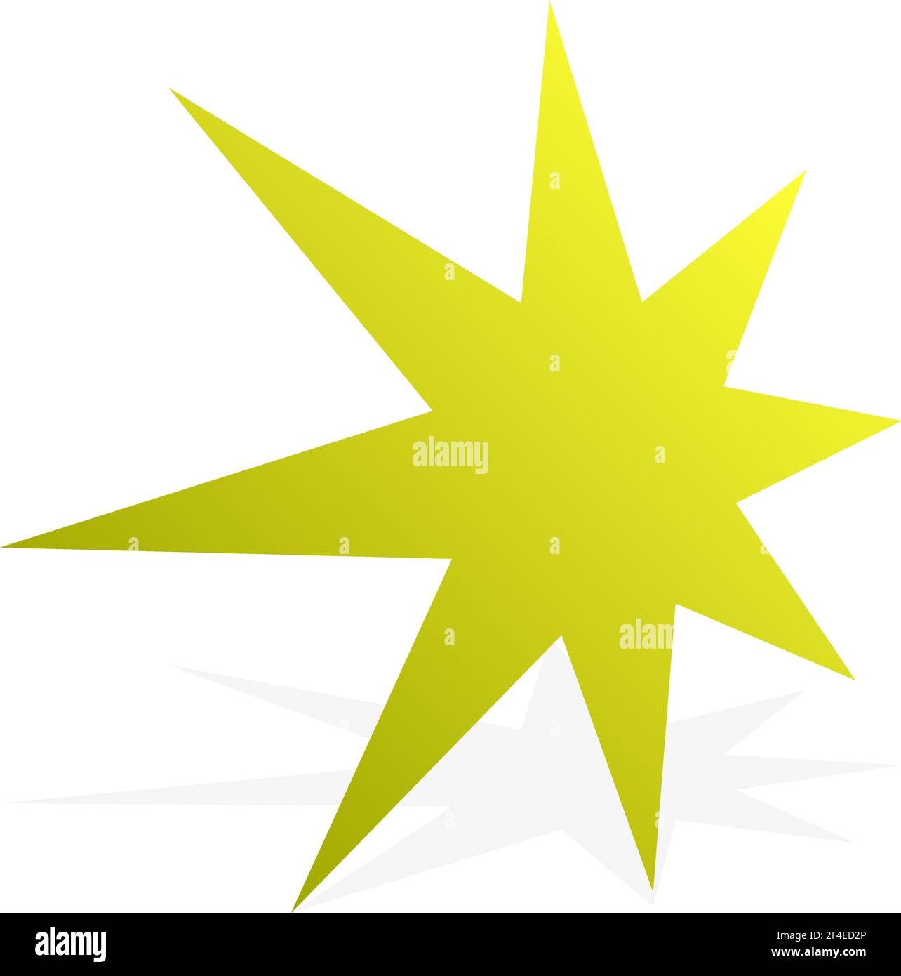 Yellow Star Burst Clip Art